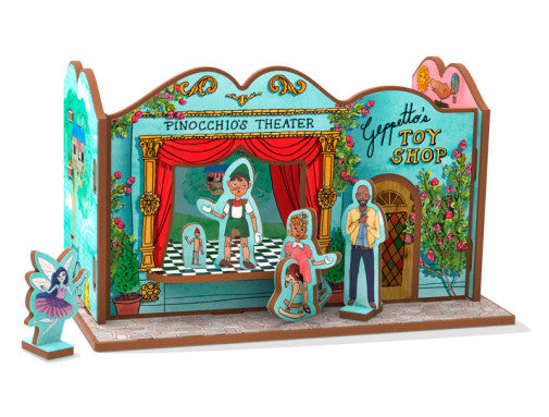 Pinocchio's Puppet Theater Book & Playset (Mini Set) – Wild Little Heart